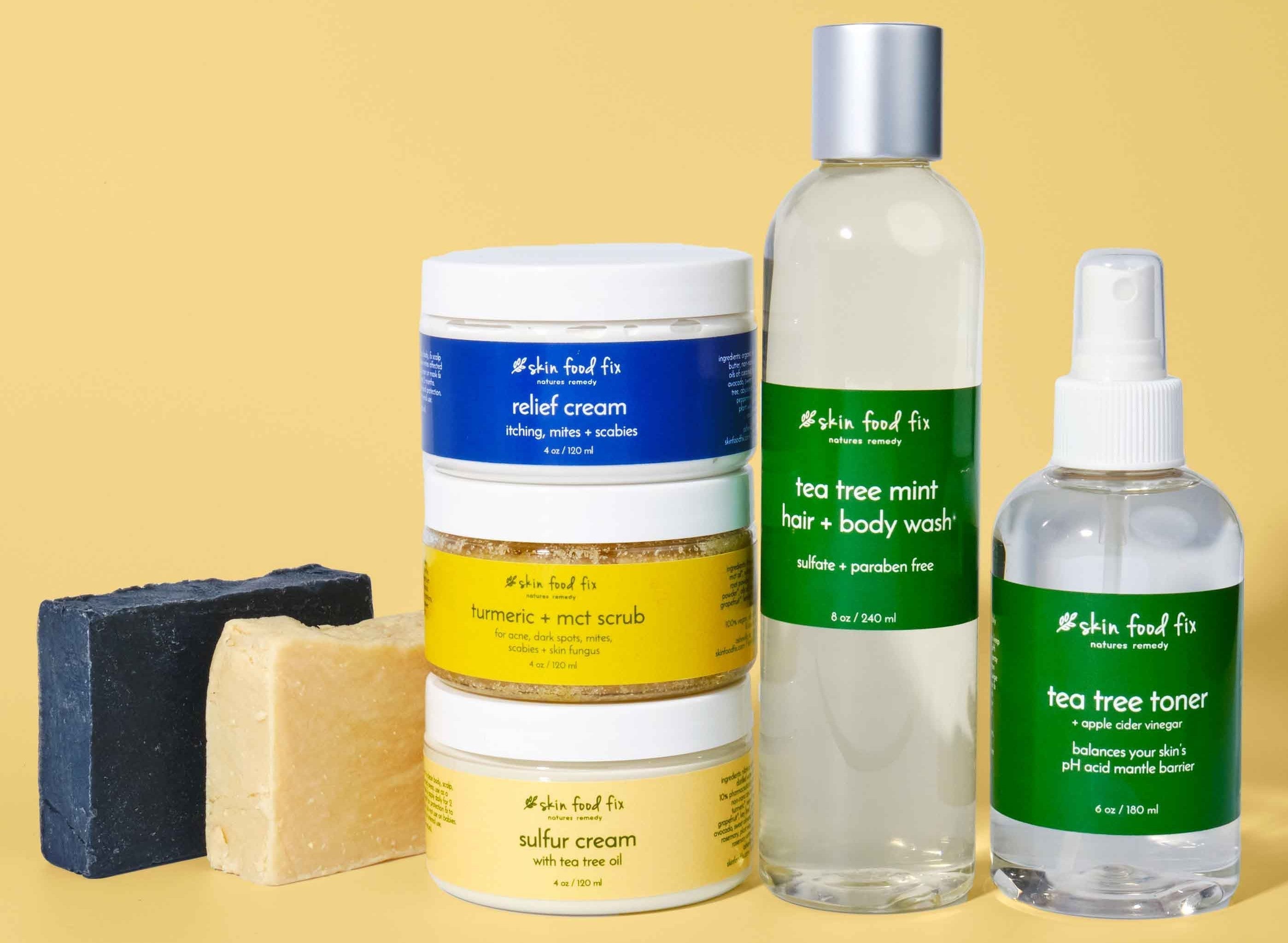 Scabies, Mites + Fungal Acne Kits – SkinFoodFix