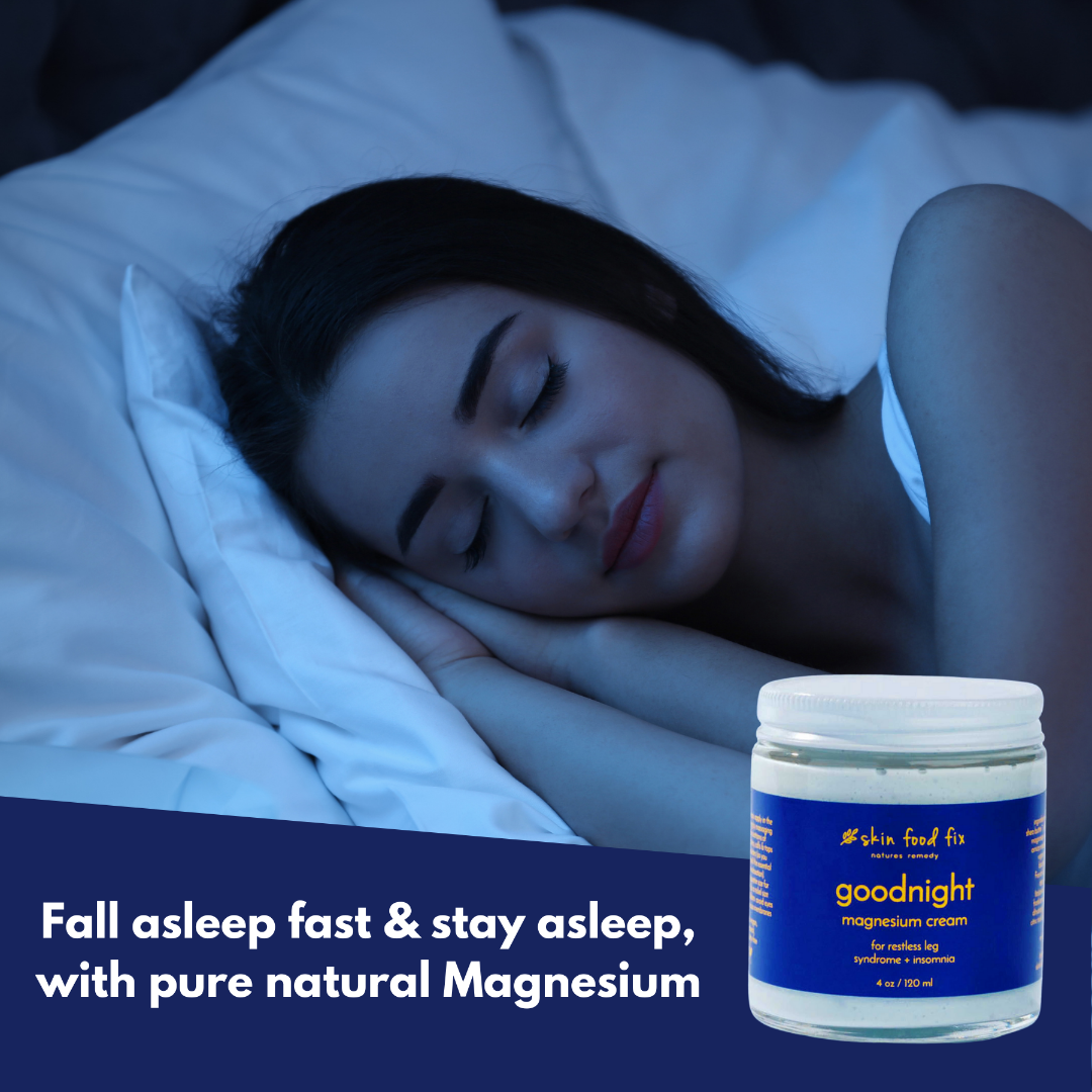 Natural Magnesium Cream for Sleep, Restless Legs, Insomnia & Anxiety ...