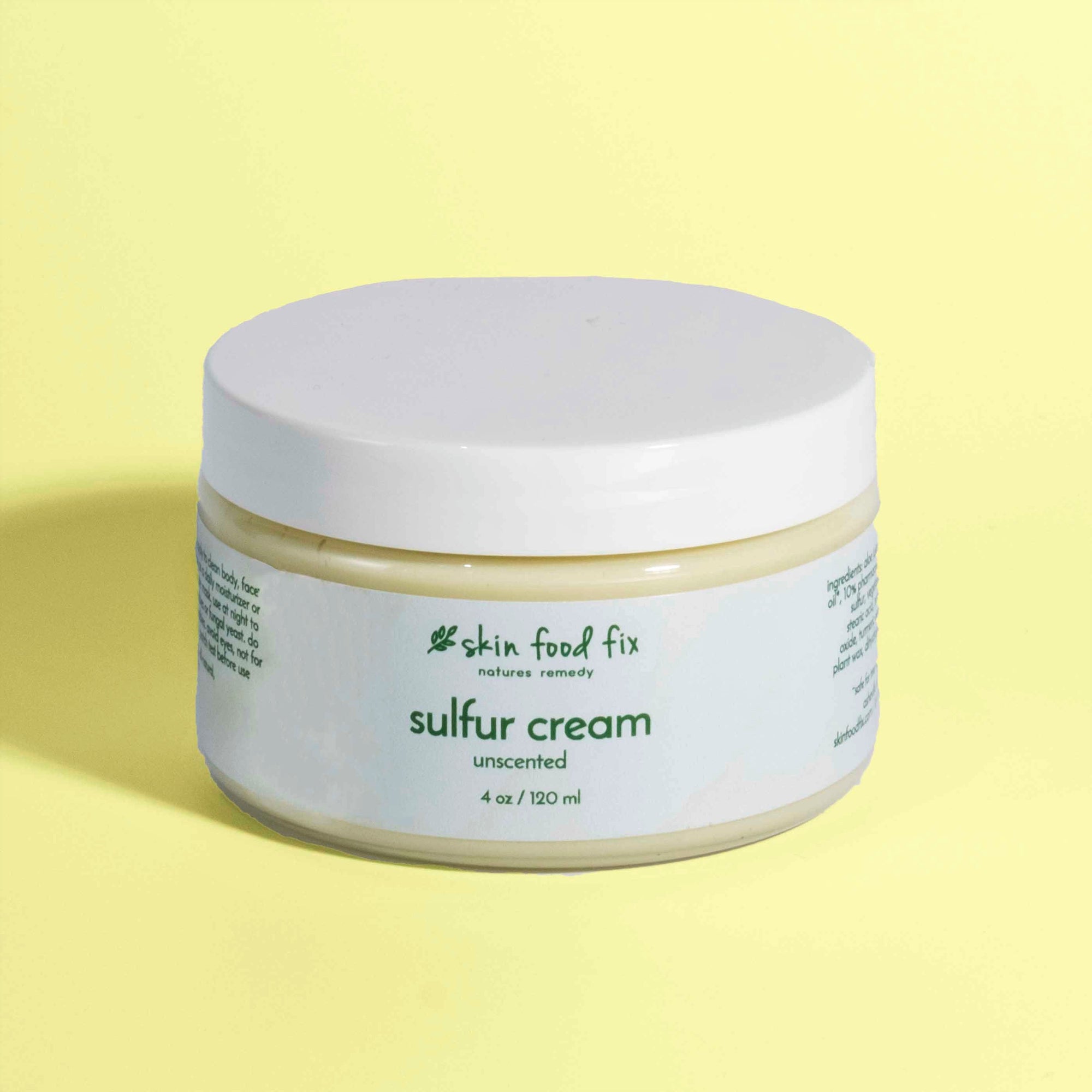 All-Natural Sulfur Cream for Scabies, Demodex Mites, Fungal Acne ...